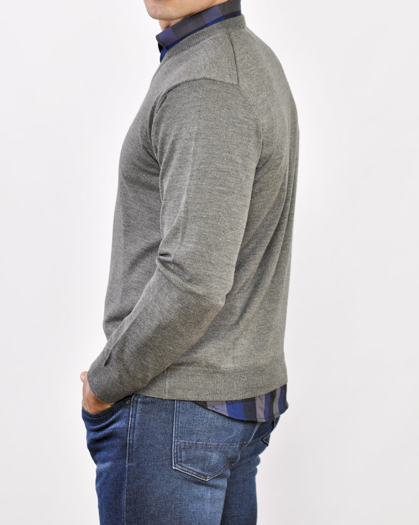 DYLAN | Onyx | Sweaters for Shorter Men 5' 9" and under | Jax Everett